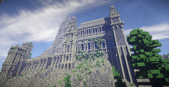 ''Mountain Temple'' Minecraft Map