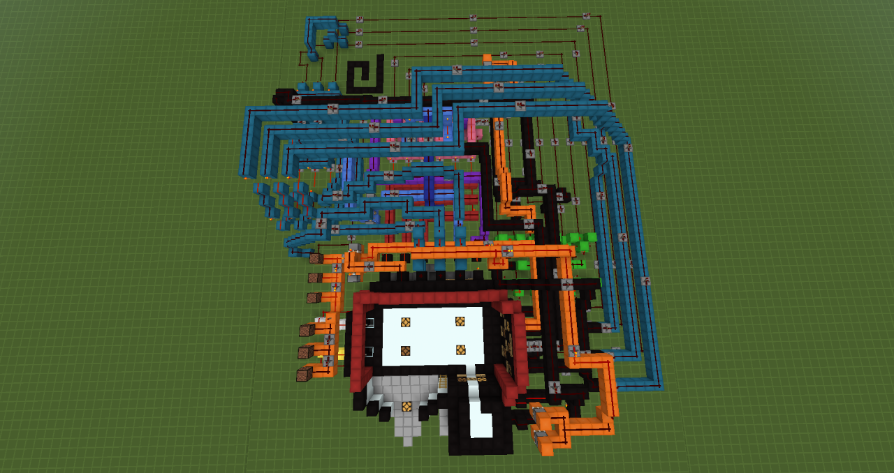 3-Bit Binary Adder (S003B) Minecraft Map