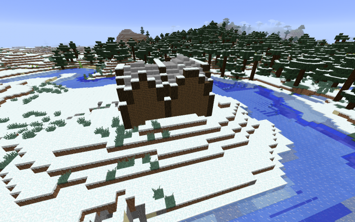 Ice Village Minecraft Map