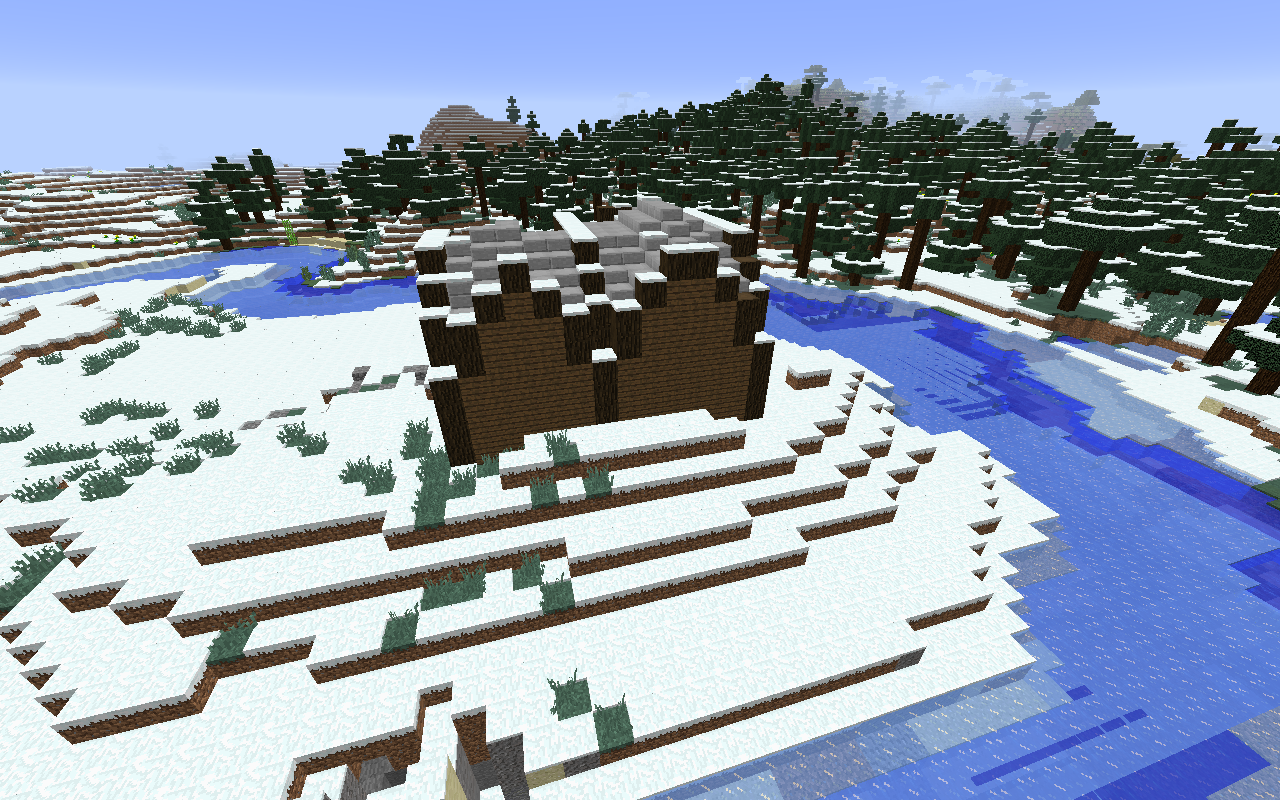 Ice Village Minecraft Map