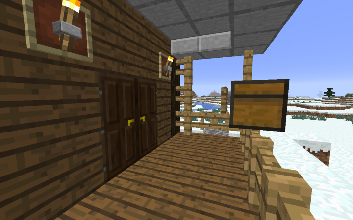 Ice Village Minecraft Map