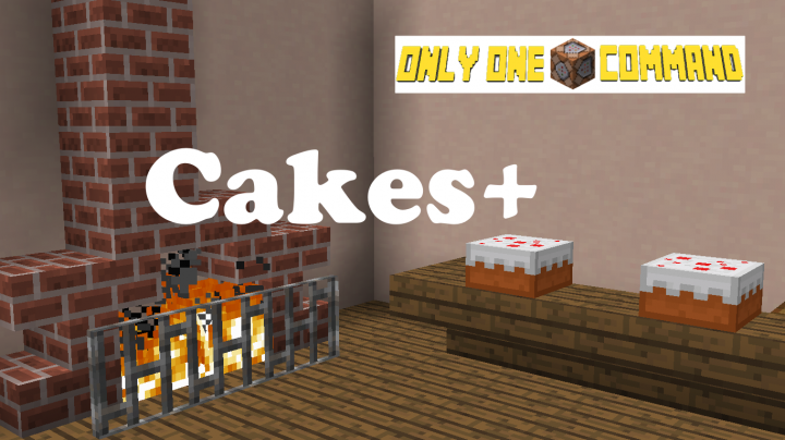 Cakes+ - Only One Command Minecraft Map