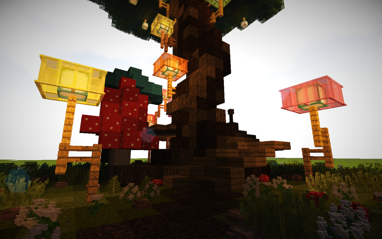 Vanilla Fantasy Spawn - Free to Use Minecraft Map