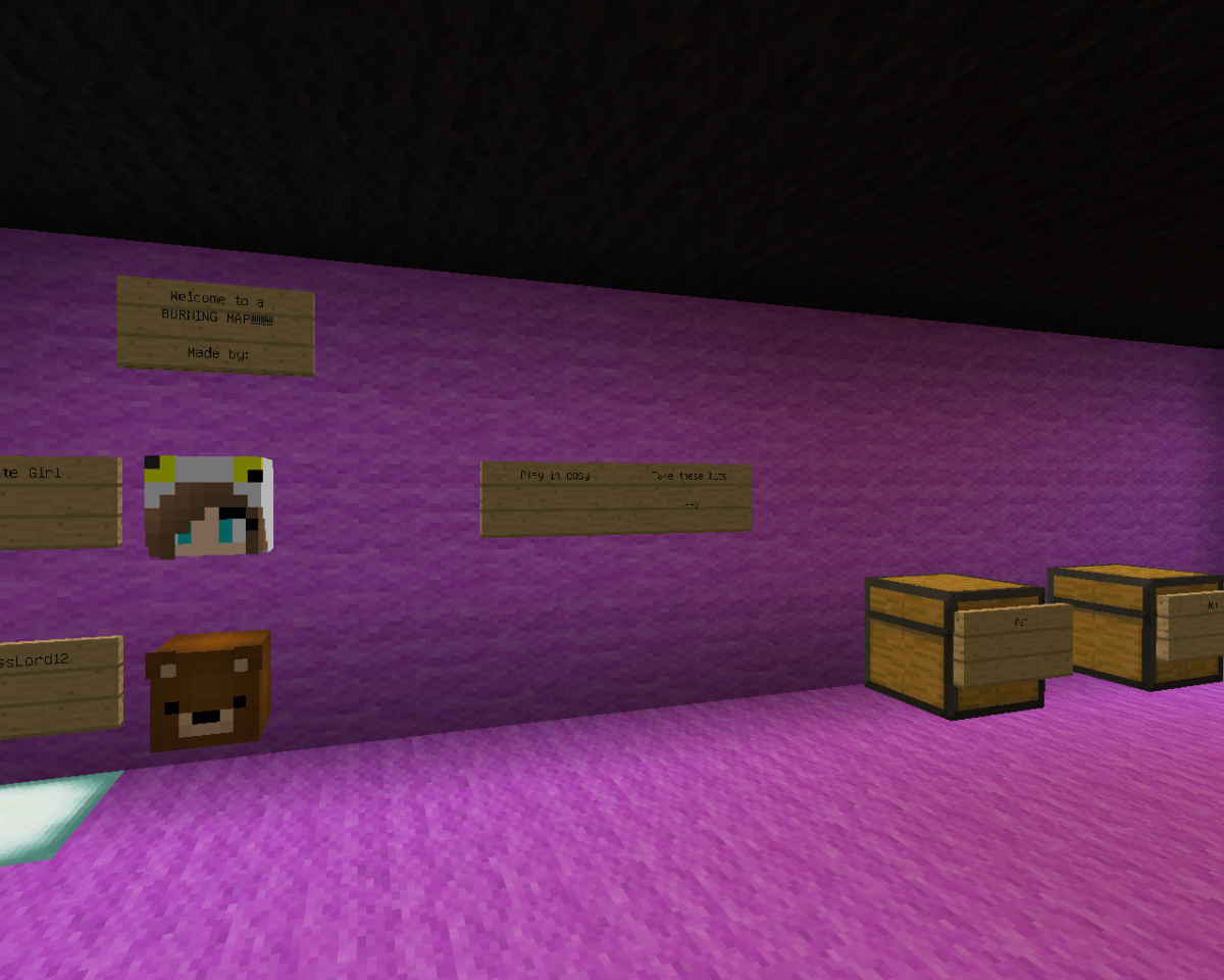 Rainbow Man Burning Map Minecraft Map