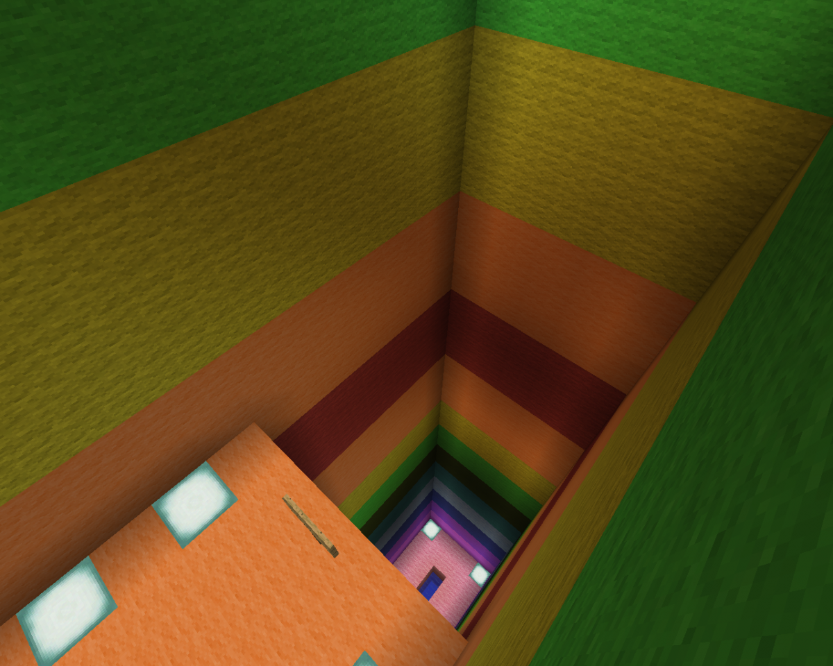 Rainbow Man Burning Map Minecraft Map