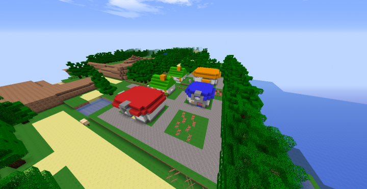 Pokemon Fire Red/ Leaf Green Recreation Minecraft Map