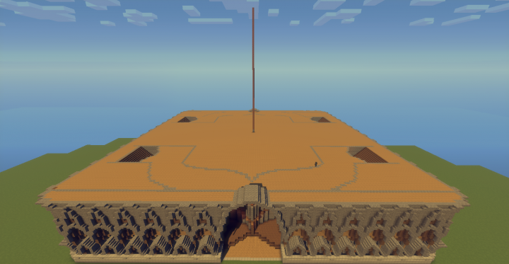 Huge Castle and village Spawn for Server! Minecraft Map