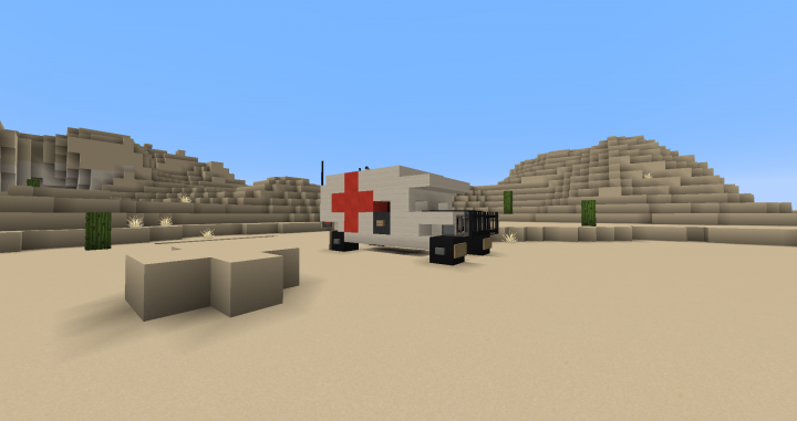 HMMWV M997 Ambulance Humvee Minecraft Map