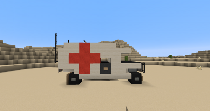 HMMWV M997 Ambulance Humvee Minecraft Map