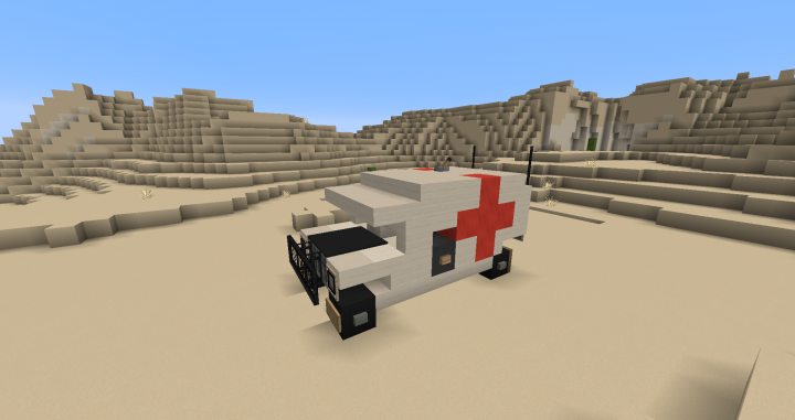 HMMWV M997 Ambulance Humvee Minecraft Map