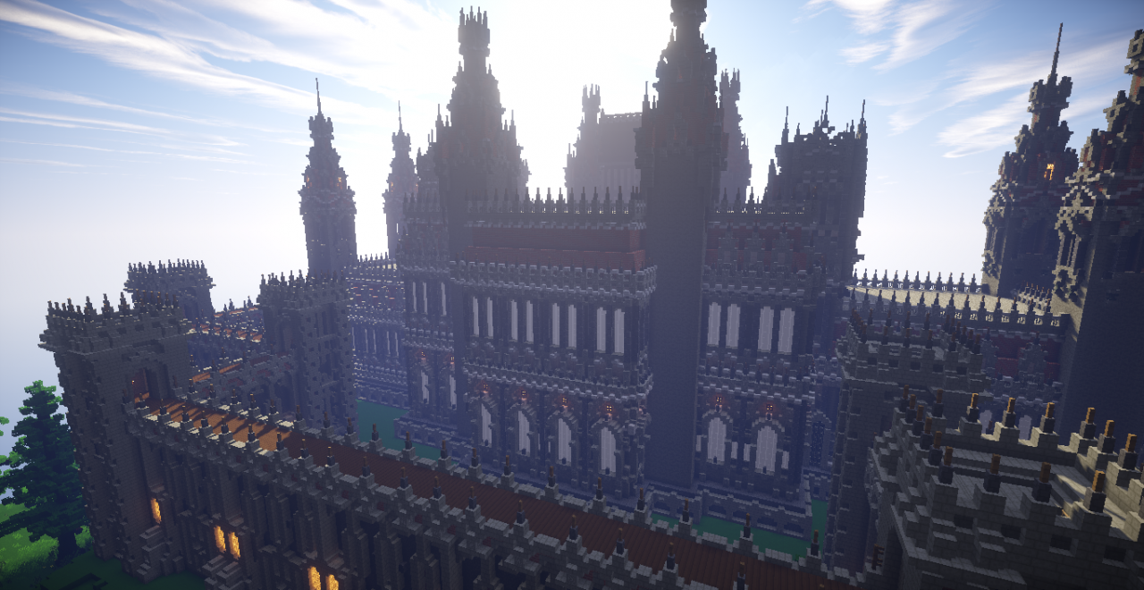 Random Castle + Town Minecraft Map