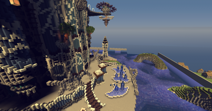 The Futuristic Structure Minecraft Map