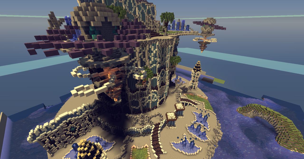 The Futuristic Structure Minecraft Map