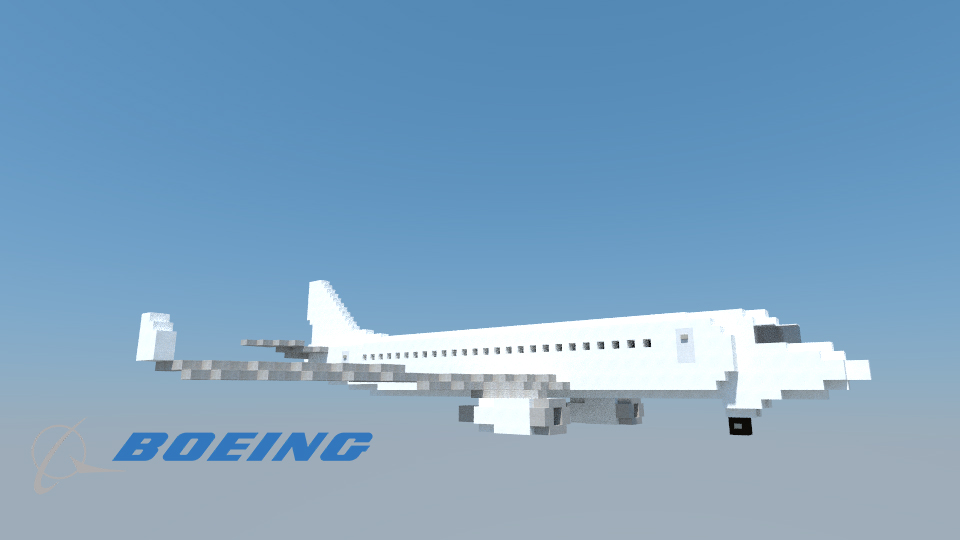 Boeing 737-800-Realistic W.I.P Minecraft Map