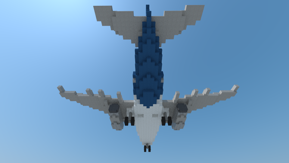 Malev Airlines 737-200 Minecraft Map