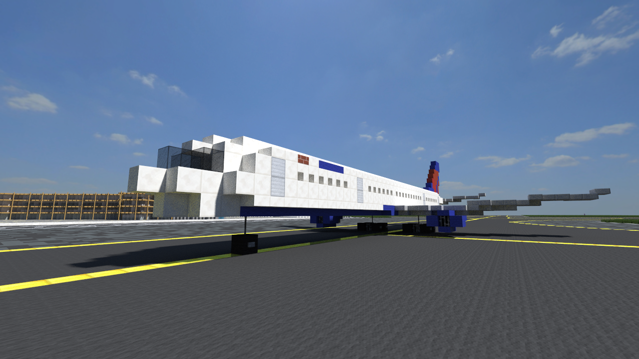 Boeing 757-300 [1:1] Minecraft Map