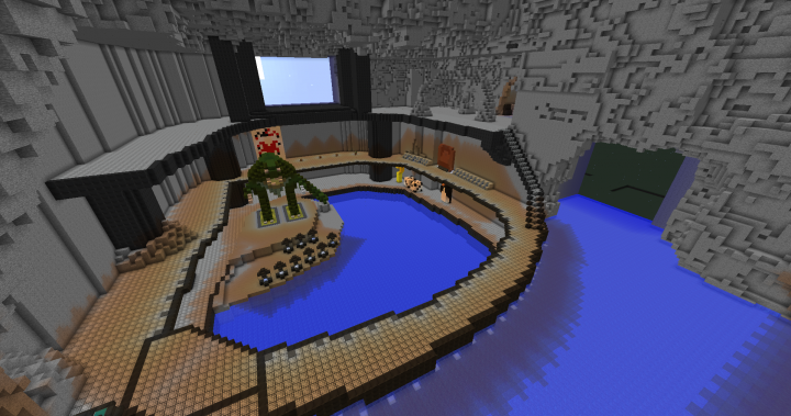 DC Comics Waynemanor&The Batcave Minecraft Map