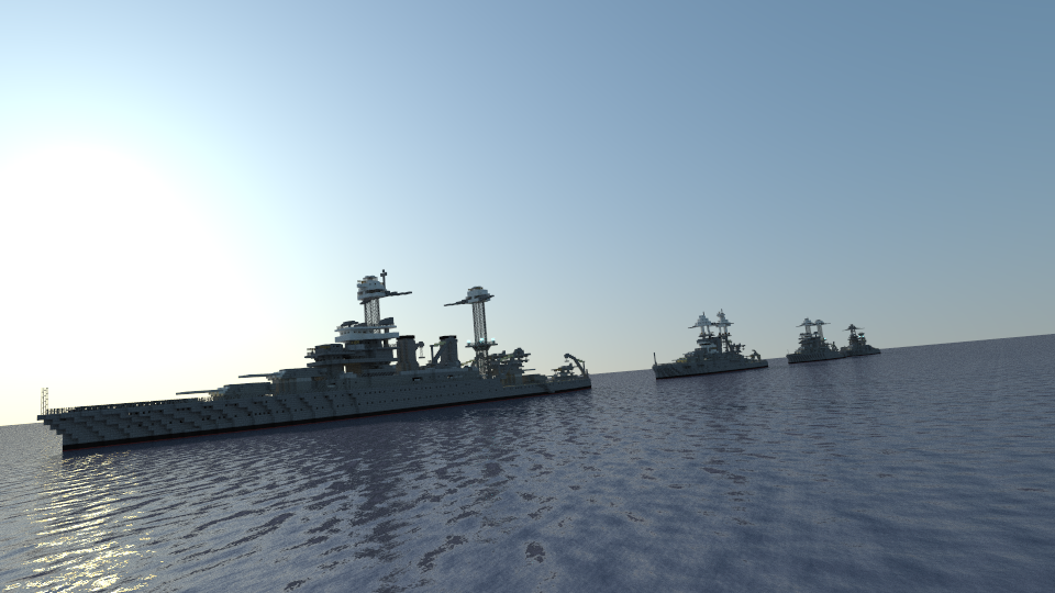 USS California (BB-44) 1941 Minecraft Map