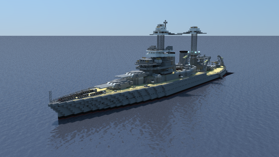 USS California (BB-44) 1941 Minecraft Map