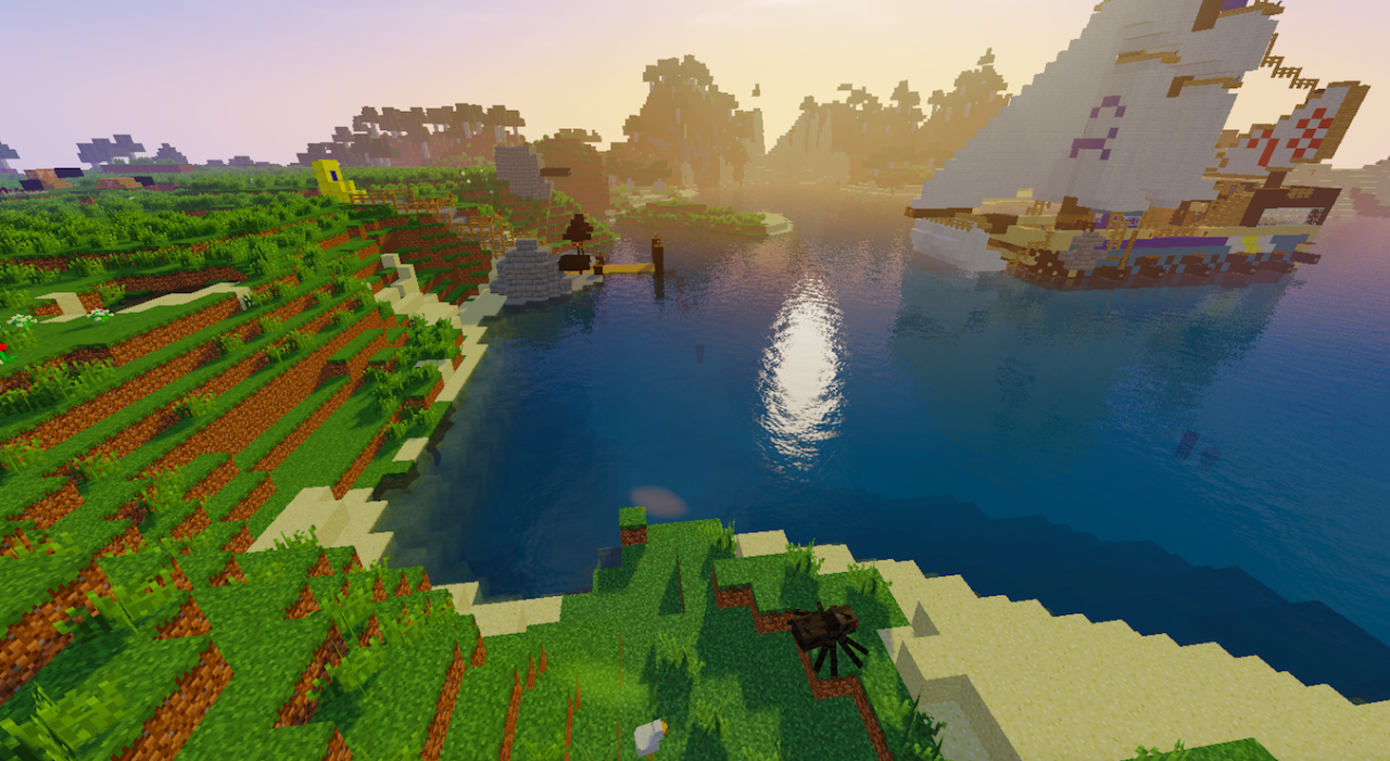 One Piece - Navires de la Marines / navy ships Minecraft Map