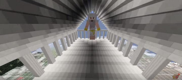 Minecraft one command block- Zeus boss battle Minecraft Map