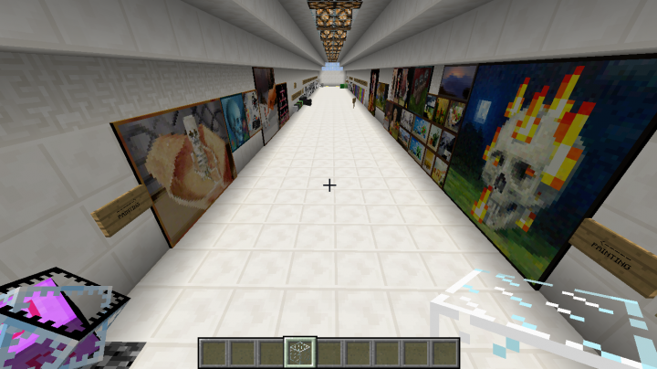 Minecraft Museum for Resource showcase/presentation Minecraft Map