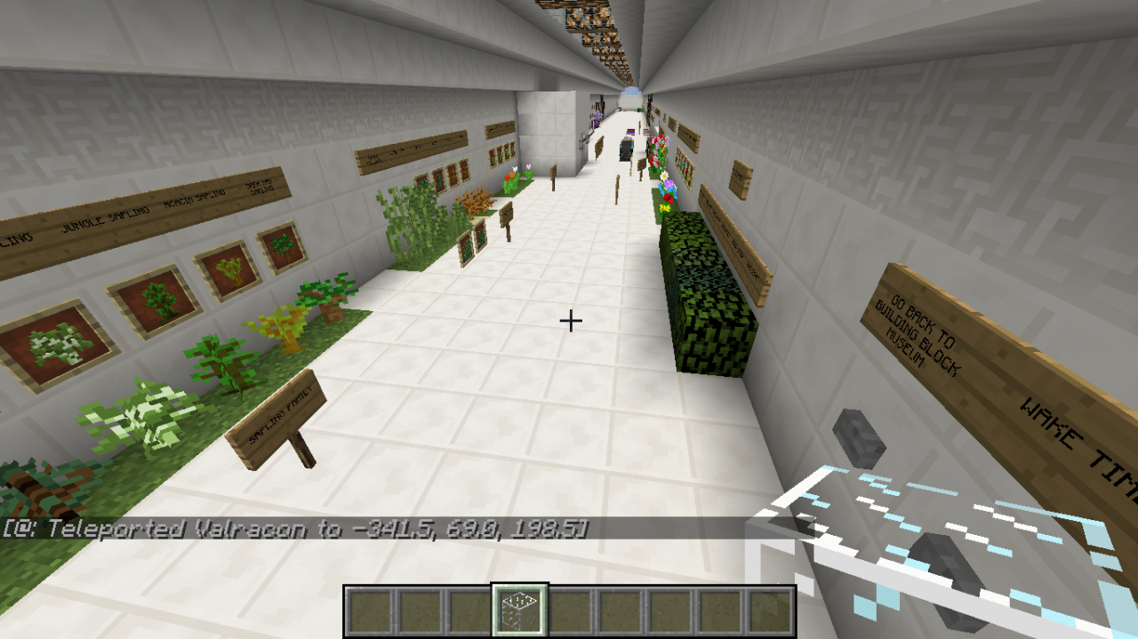 Minecraft Museum for Resource showcase/presentation Minecraft Map