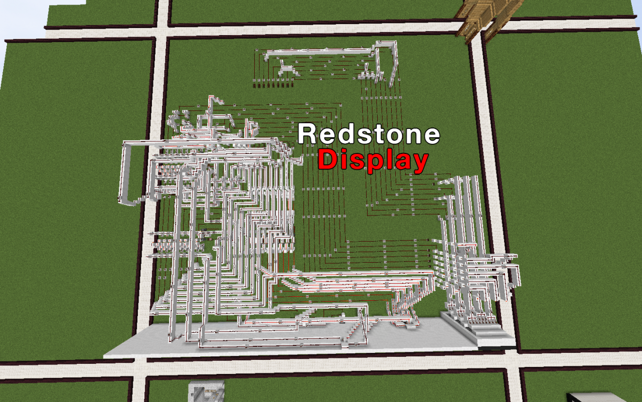 3x3 Redstone Display Minecraft Map