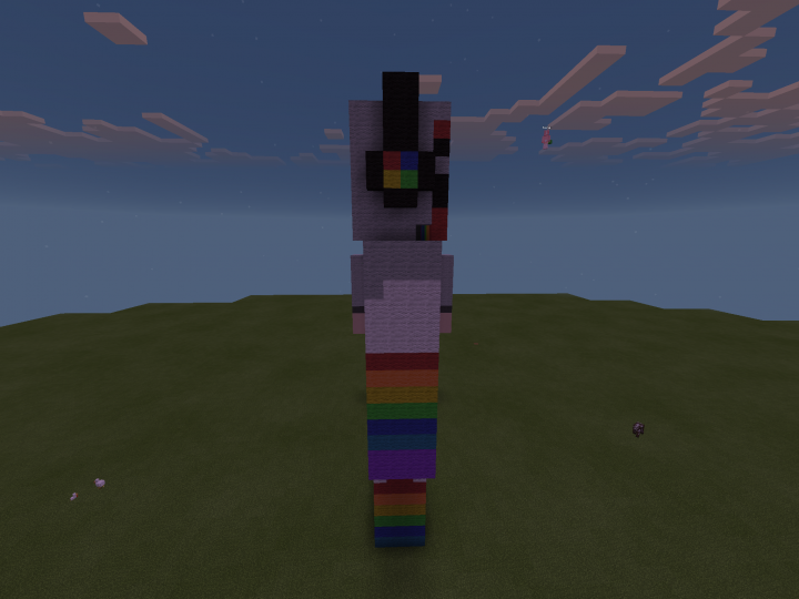 Barfing Narwhal with Headphones Statue Minecraft Map