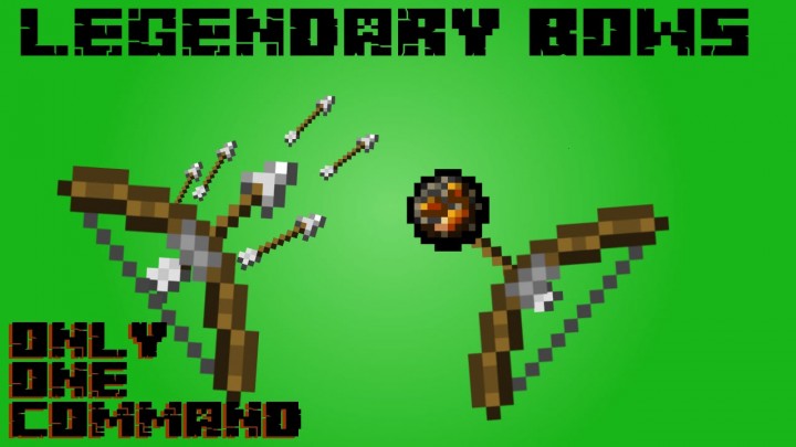 Legendary Bows with only ONE command! Minecraft Project