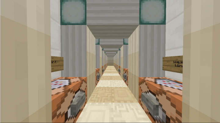 Teleport Room/Tunnel Minecraft Map