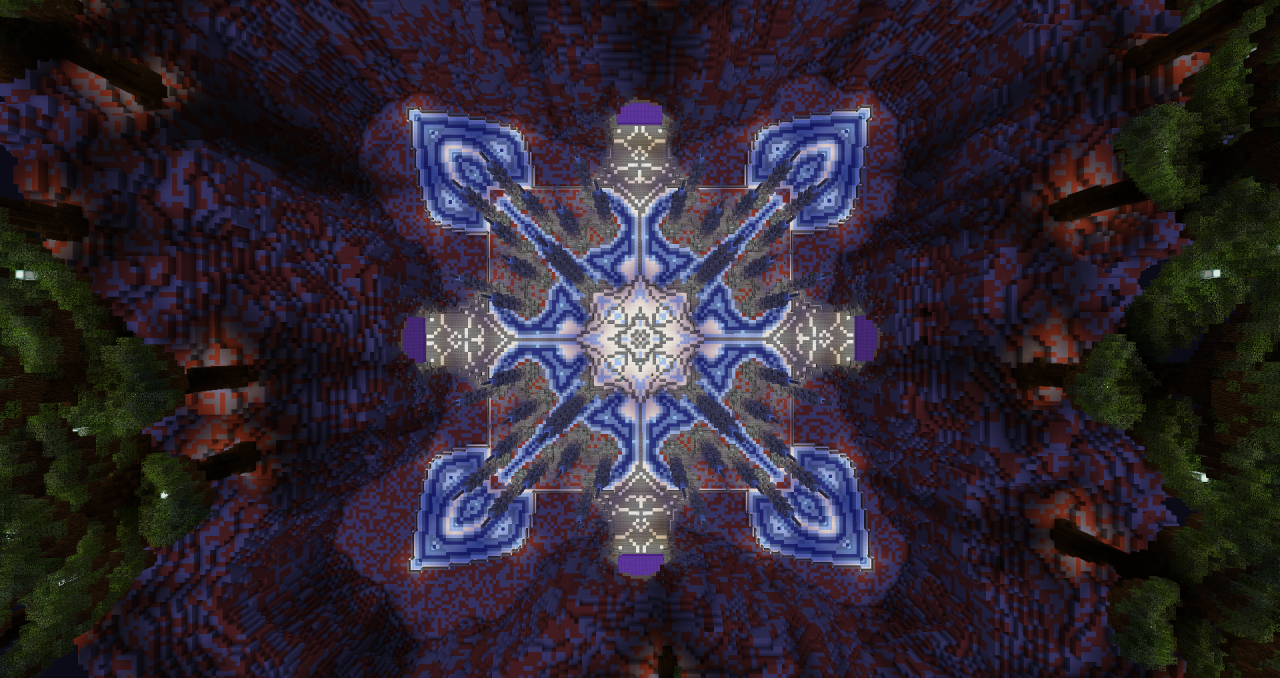 "Mystical" | A 4 Portal Hub by Mytheria Build Team Minecraft Map