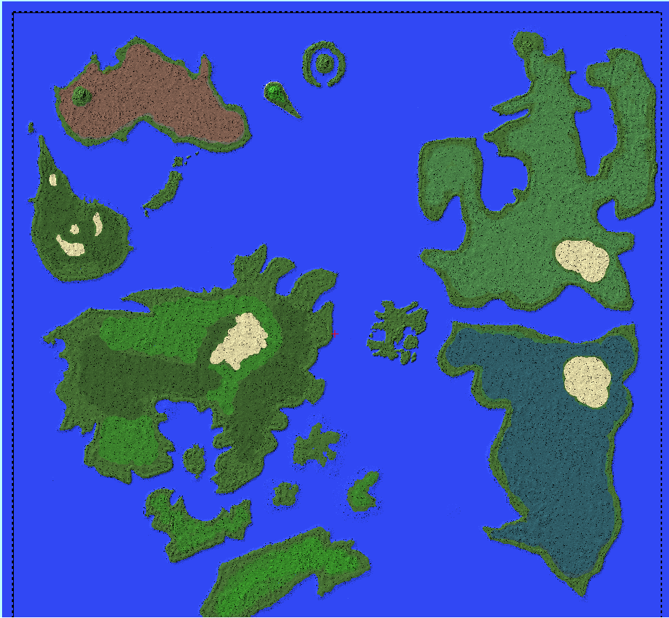 Hunter X Hunter World Map (No buildings, just custom biomes and Terrain ...