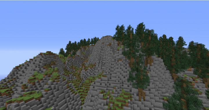 Rocky Cliff Terrain Minecraft Map