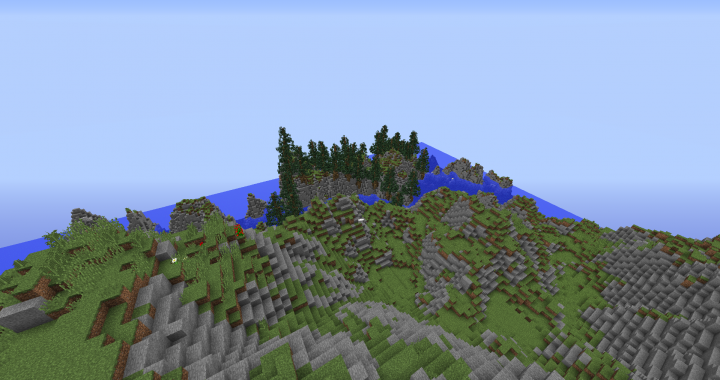 Rocky Cliff Terrain Minecraft Map