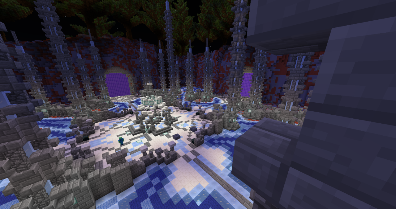 "Mystical" | A 4 Portal Hub by Mytheria Build Team Minecraft Map