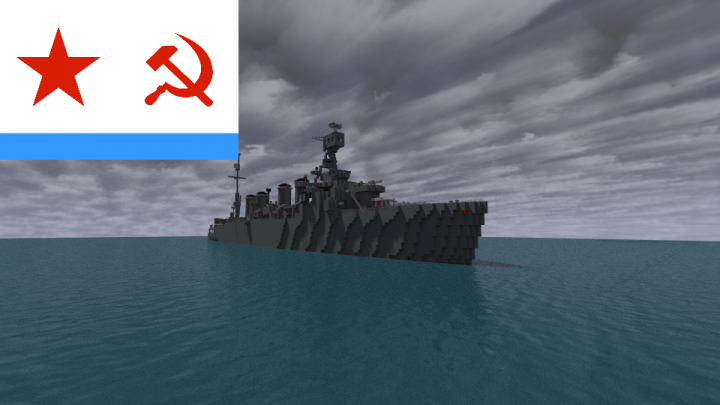 Soviet Cruiser Murmansk (USS Milwuakee CL-5) + Download Minecraft Map