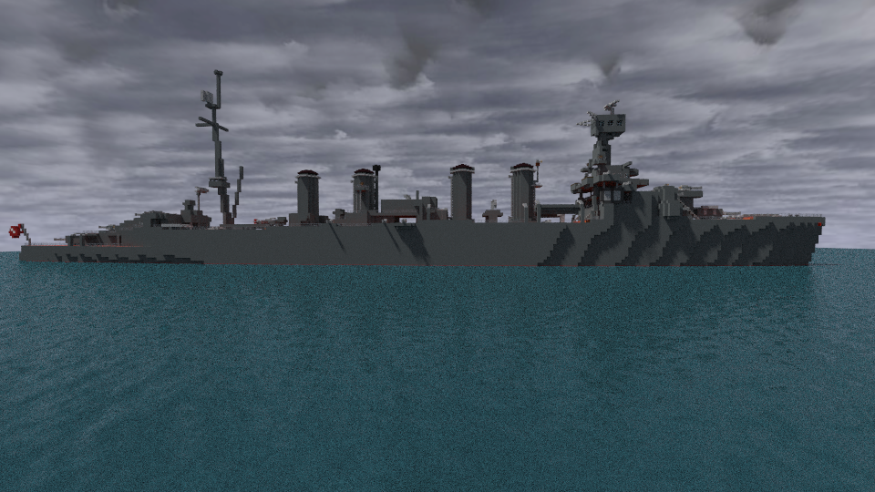 Soviet Cruiser Murmansk (USS Milwuakee CL-5) + Download Minecraft Map