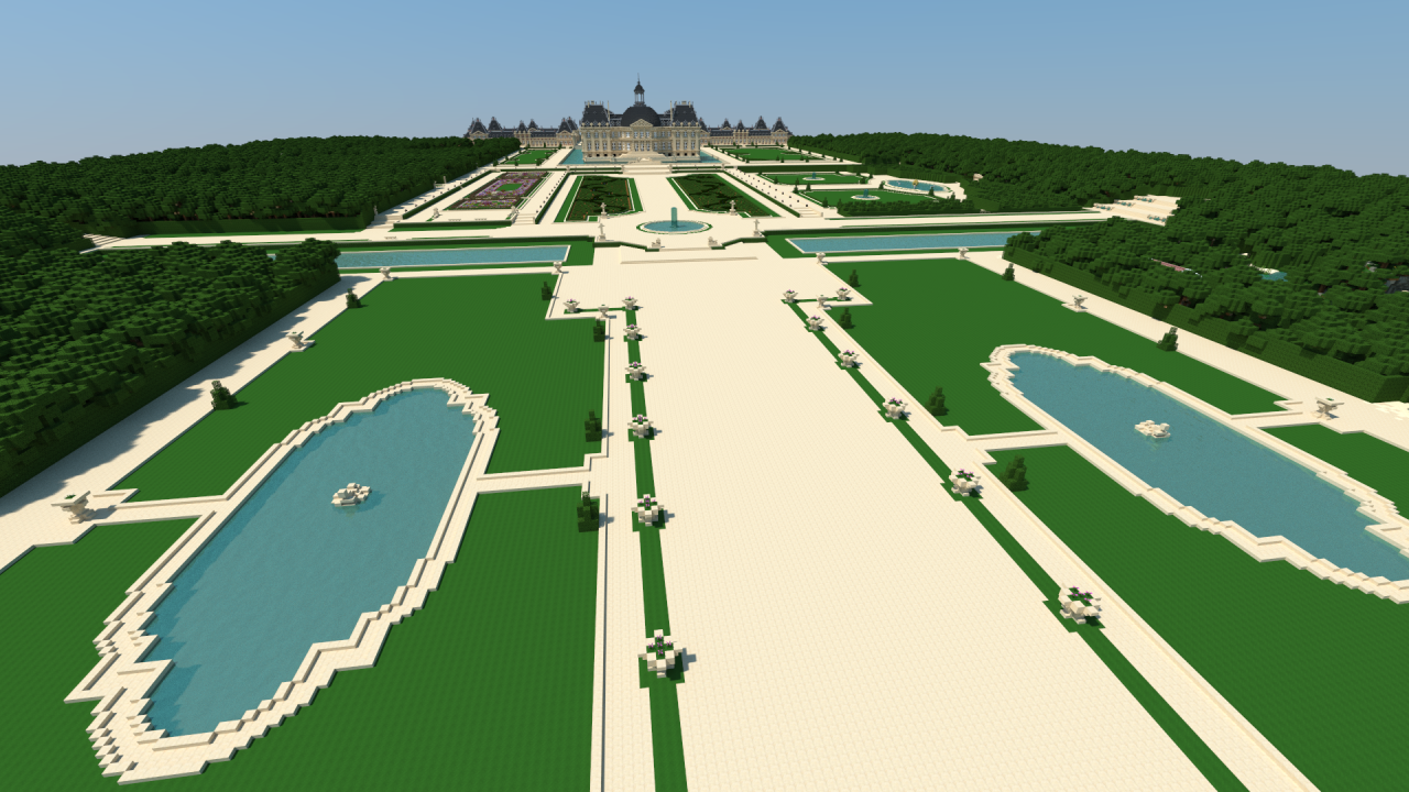 Chateau de Vaux-Le-Vicomte Minecraft Map