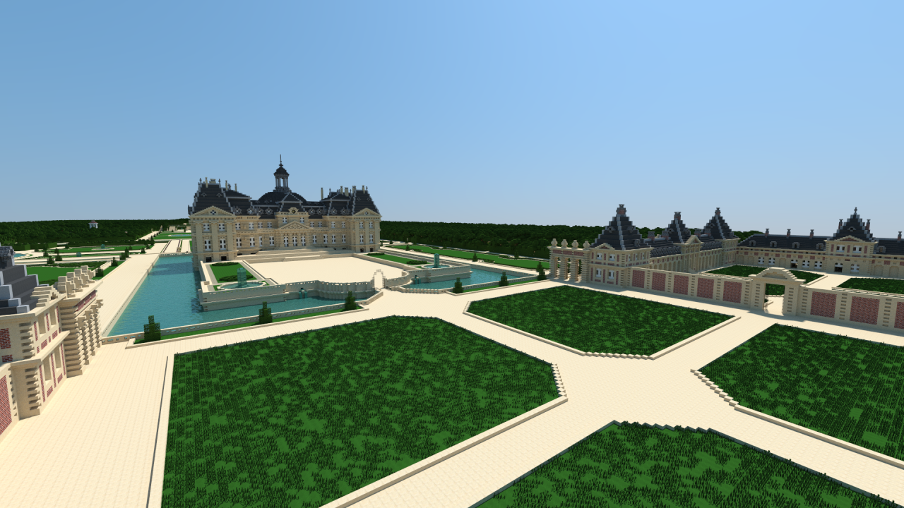 Chateau de Vaux-Le-Vicomte Minecraft Map