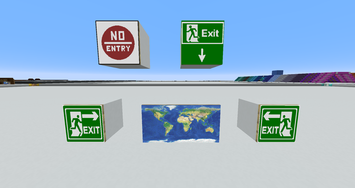 Map Art World (Decorative) Minecraft Map