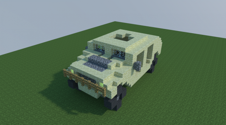 US Army Humvee (4:1) Minecraft Map