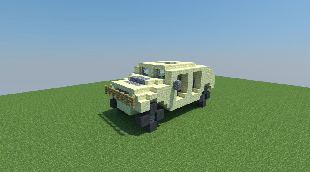 US Army Humvee (4:1) Minecraft Map