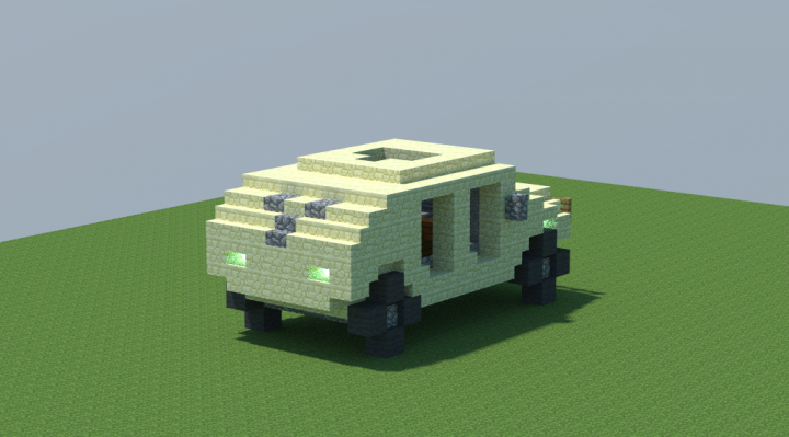 US Army Humvee (4:1) Minecraft Map