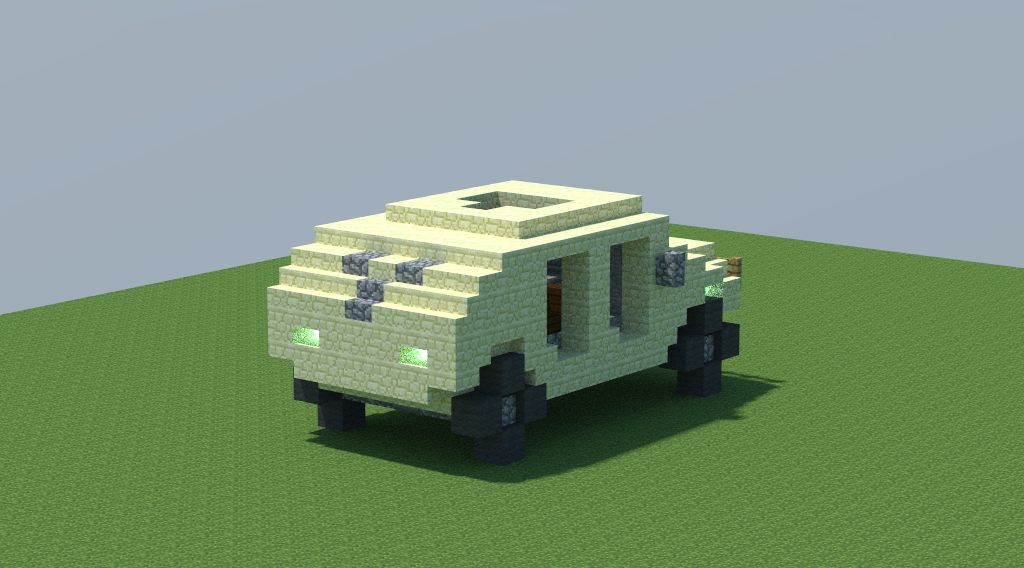 US Army Humvee (4:1) Minecraft Map