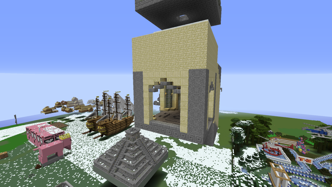 2012 my old draft field Minecraft Map