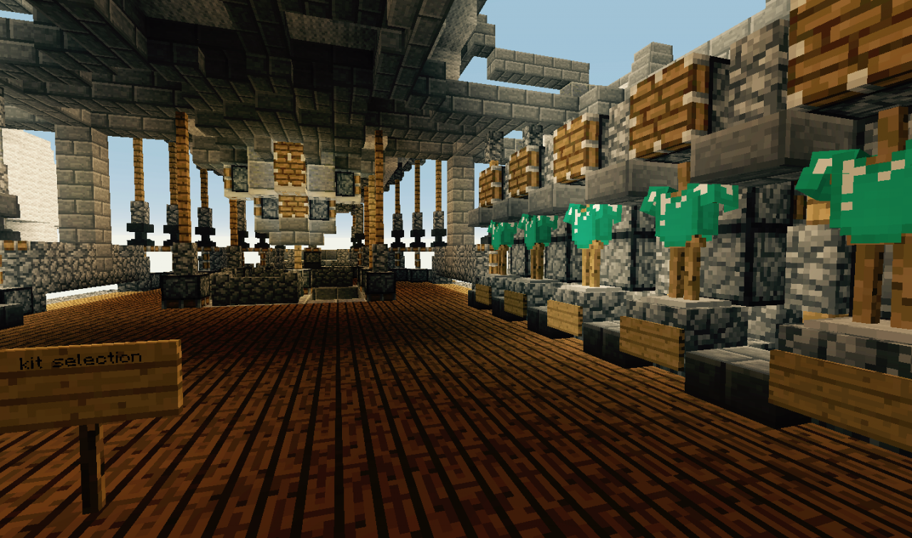 Steampunk Flying City Spawn - Popreal! Minecraft Map