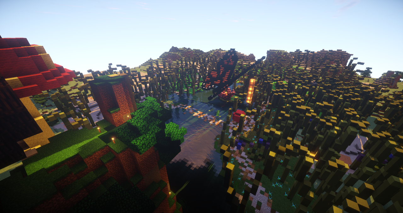 Survival Spawn in a Cave Minecraft Map