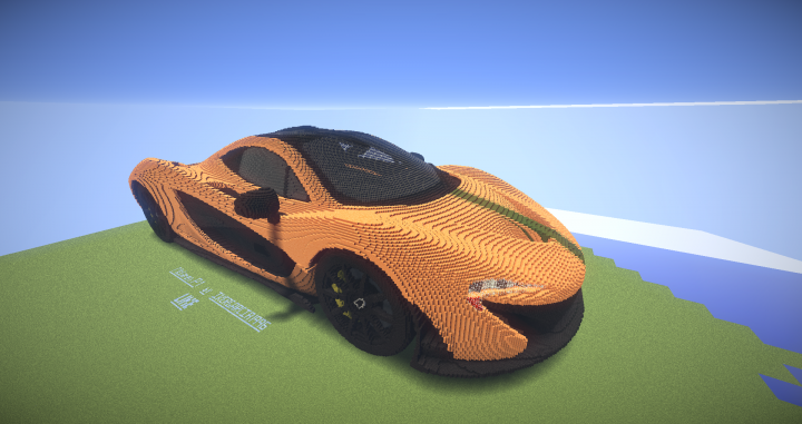 McLaren P1 Minecraft Map