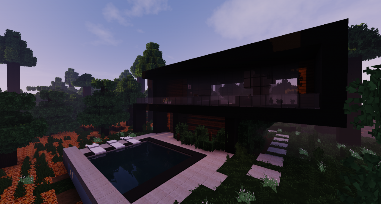 Spruce Refuge - Modern home Minecraft Map